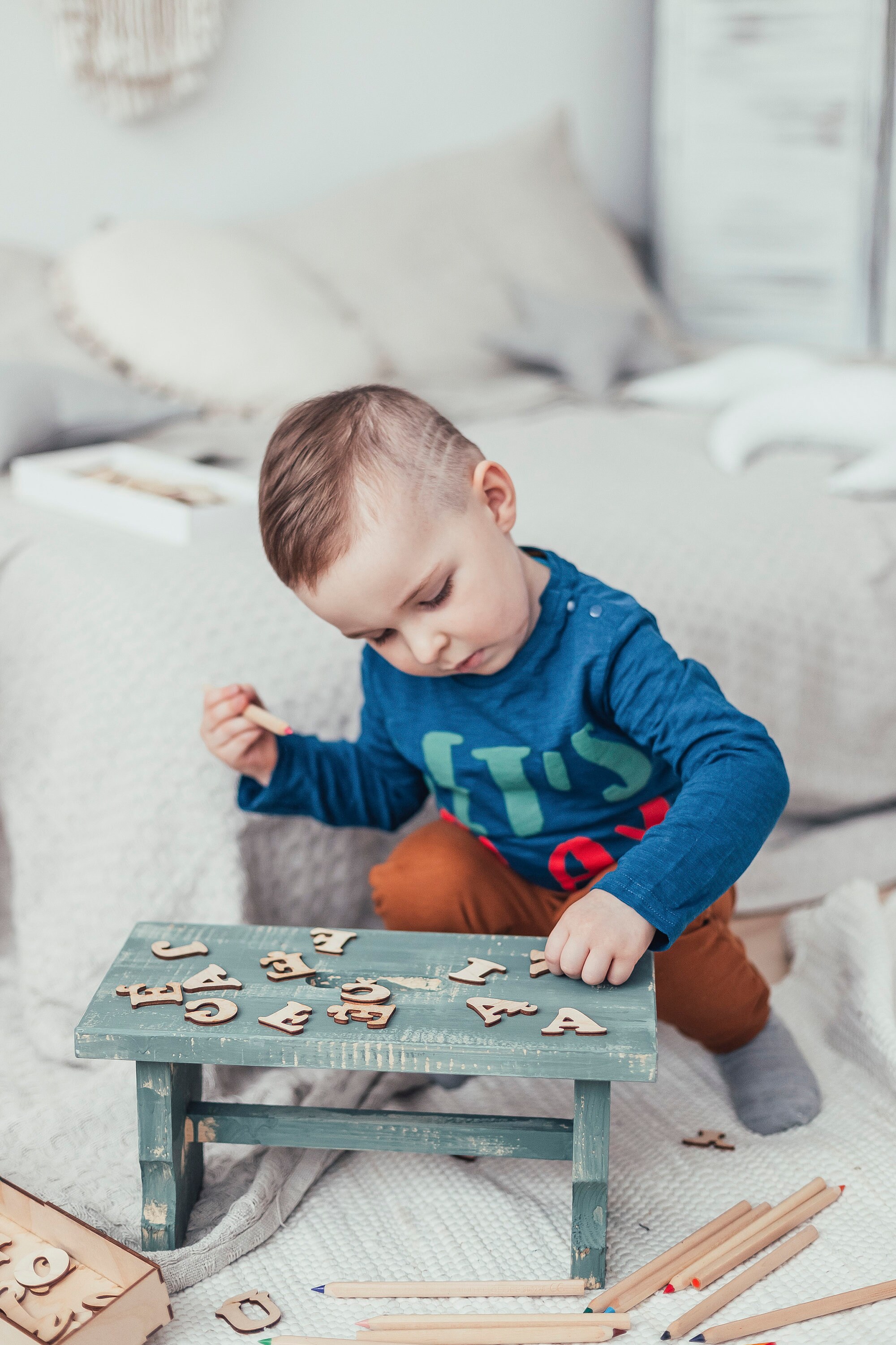Letters in the Box - Etsy