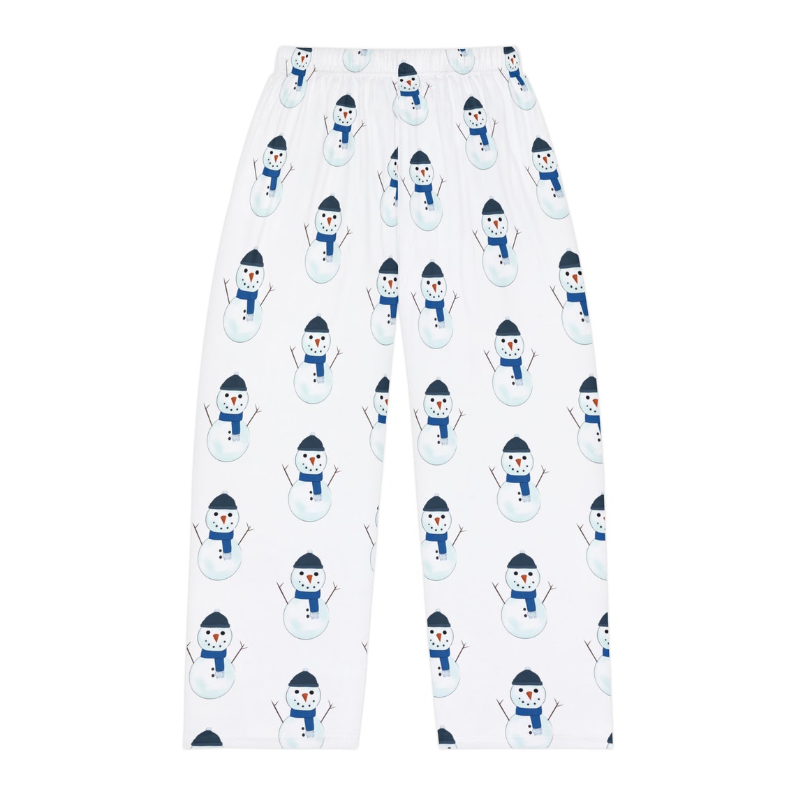 Men's Pajama Pants -snow Man/cozy Men's Snowman Pajama Pants/perfect ...