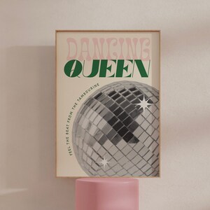 Dancing Queen ABBA Print ABBA Poster Retro Wall Print ABBA - Etsy