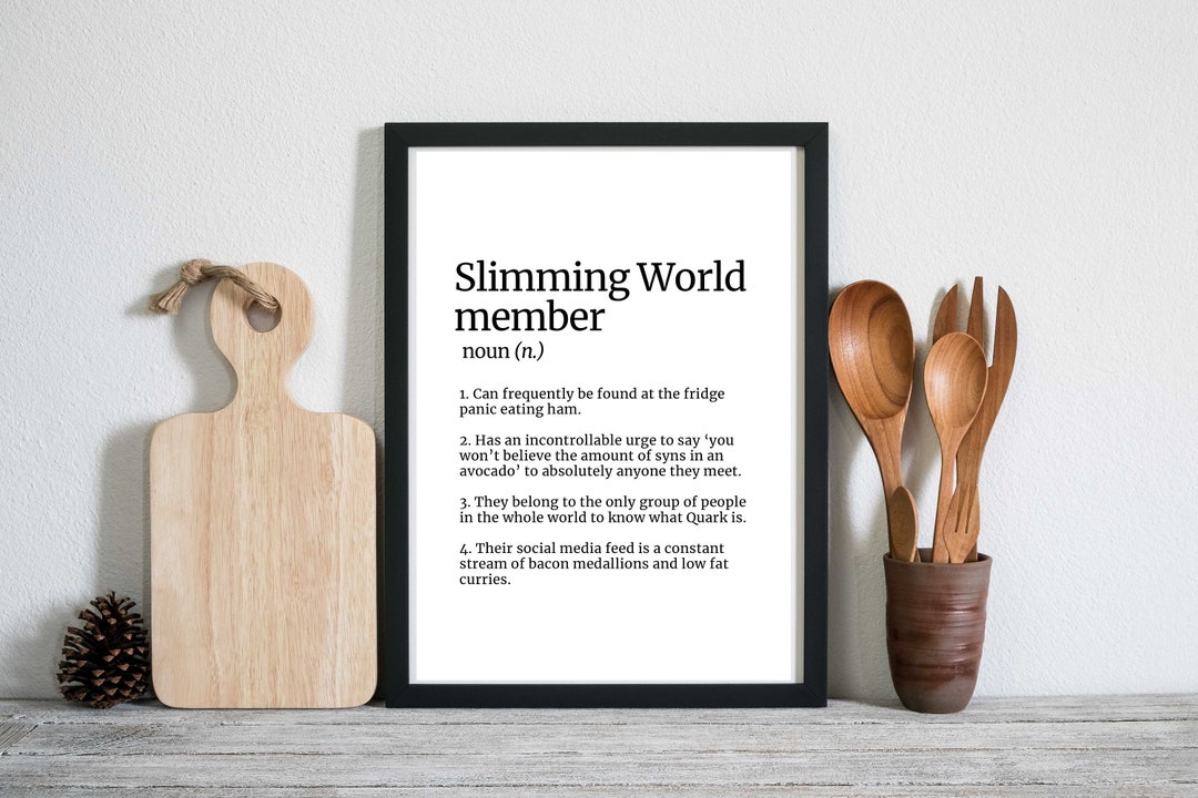 Slimming World Member Definition Print - Etsy UK