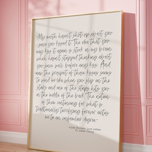 Alex Turner Love Letter Print - Etsy