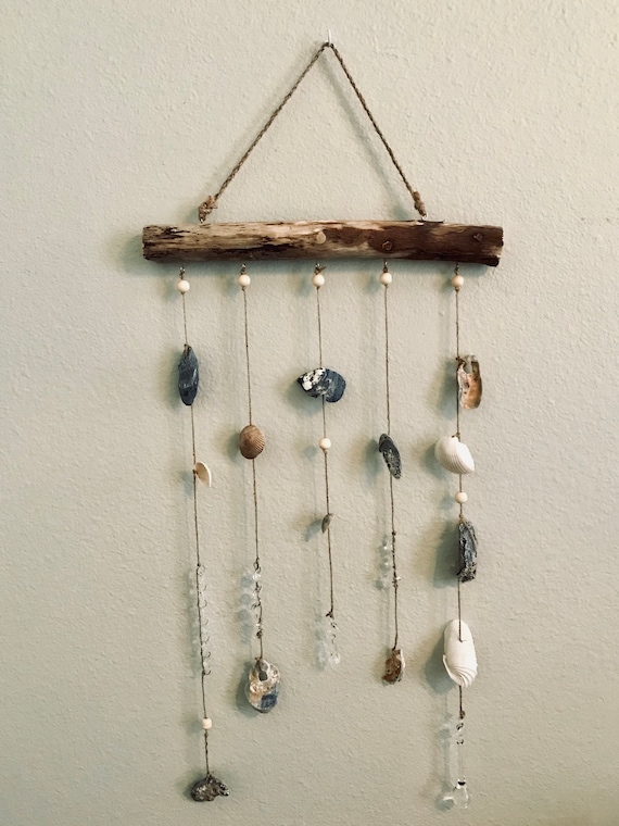 Real Seashell Wind Chime Coastal-themed Photo Display | Etsy