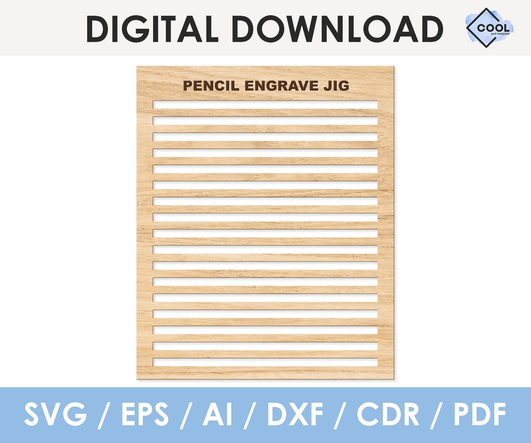 Pencil Jig SVG, Cricut, Glowforge, Cut Laser File, Instant Download - Etsy