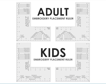 Left AND Right-side Adult Printable Machine Embroidery Logo Placement ...
