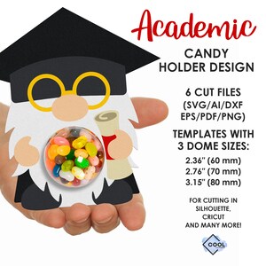 Graduation Candy Dome Svg BUNDLE, Grad Party Favors for Kids Svg, DIY ...