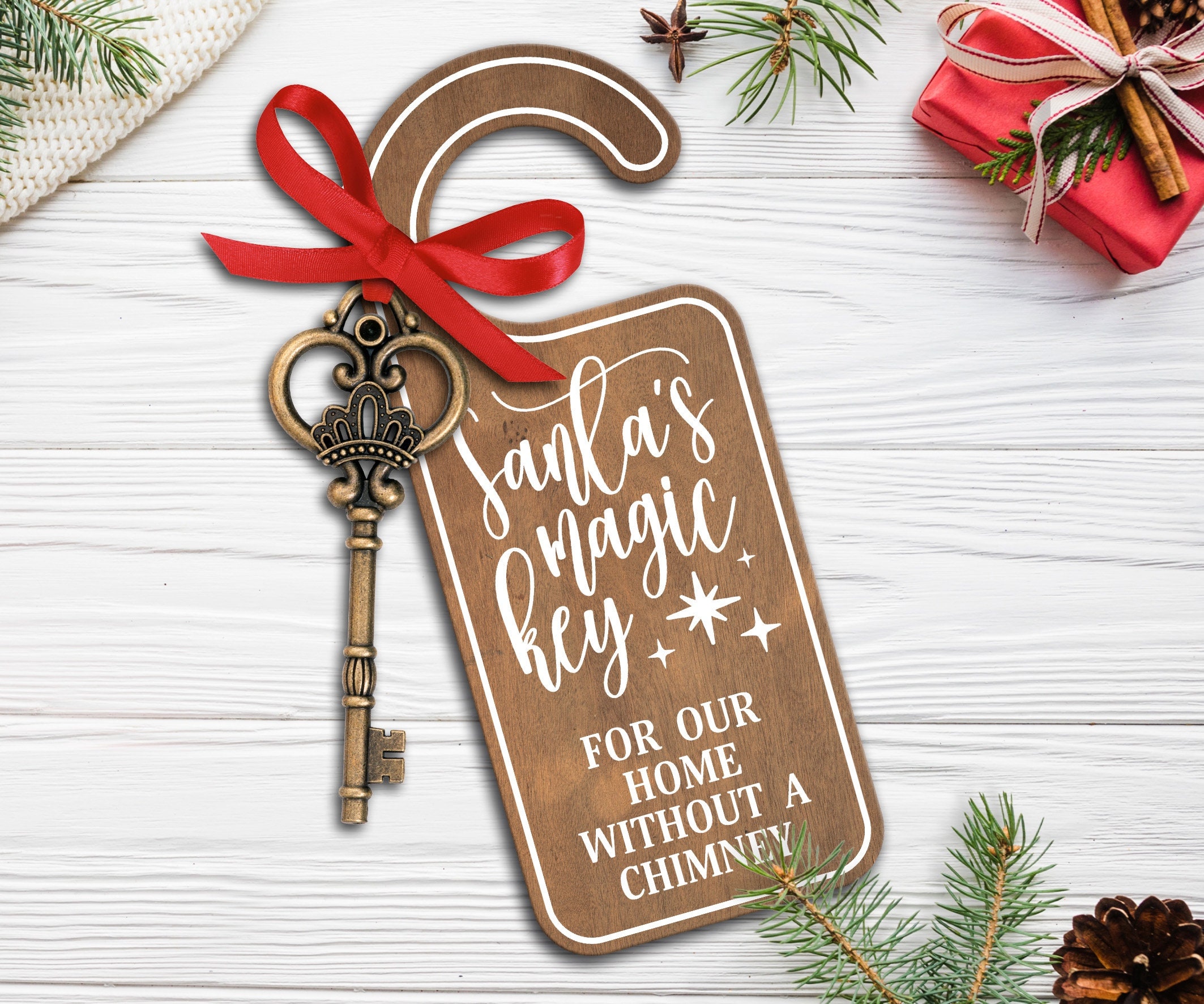 3 Santa's Magic Key Svg BUNDLE, Laser Cut File, Glowforge, Cricut ...