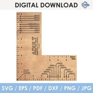 Machine Embroidery Logo Placement Guides, Adult Size, Embroidery ...