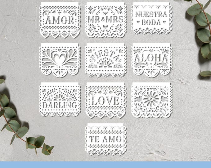 Papel picado svg alfabeto de papel picado, plantilla de papel picado ...