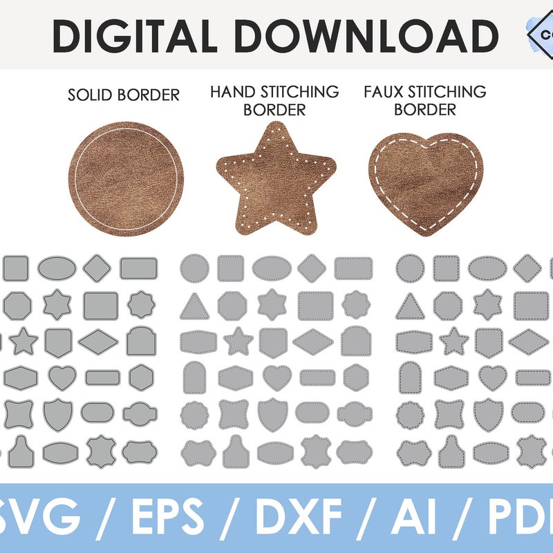 Geometric Shapes Patch - Etsy