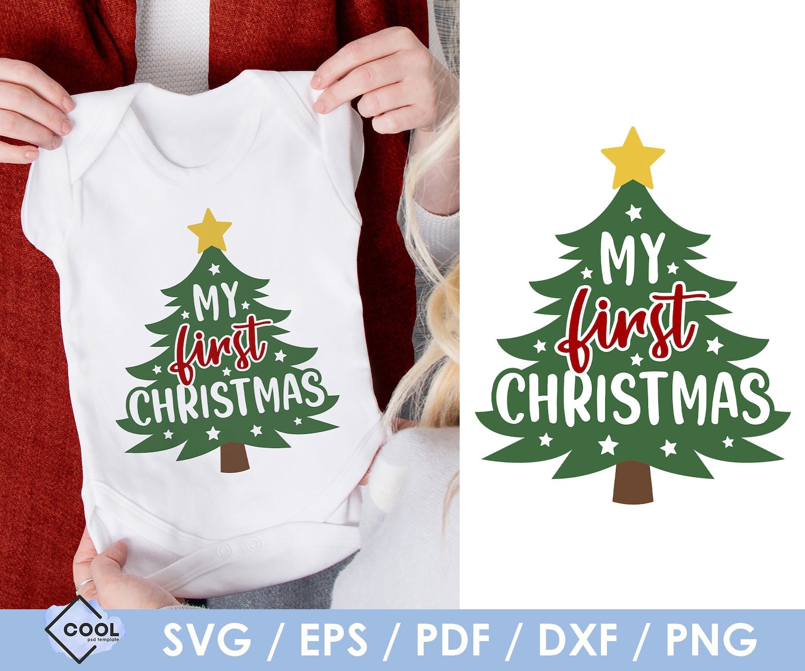 My First Christmas Svg My 1st Christmas Little Christmas - Etsy