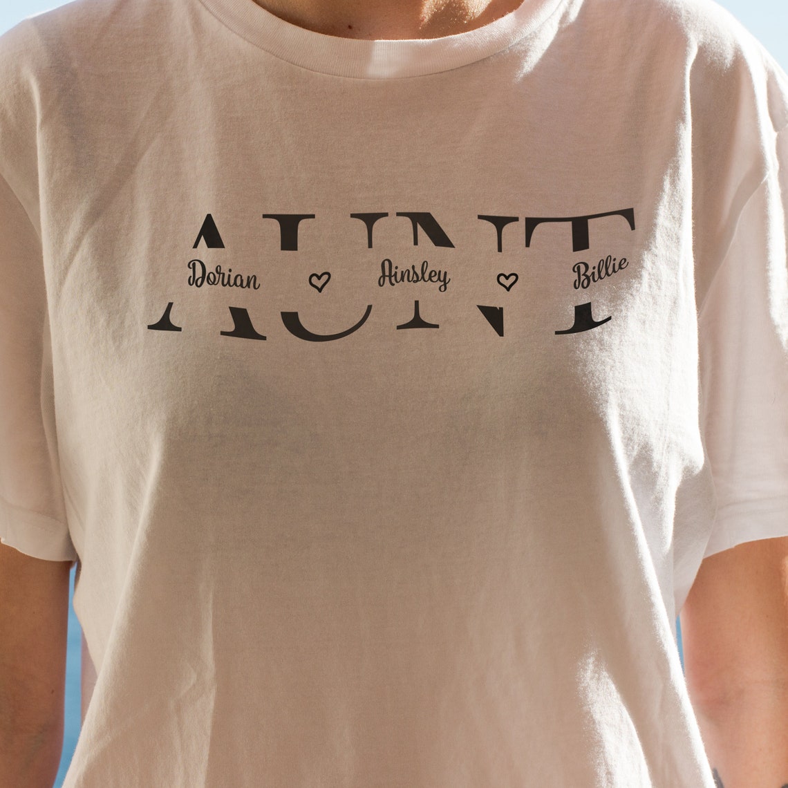 Aunt Split Name Frame Svg, Auntie Svg, Personalised, Aunt Outline ...