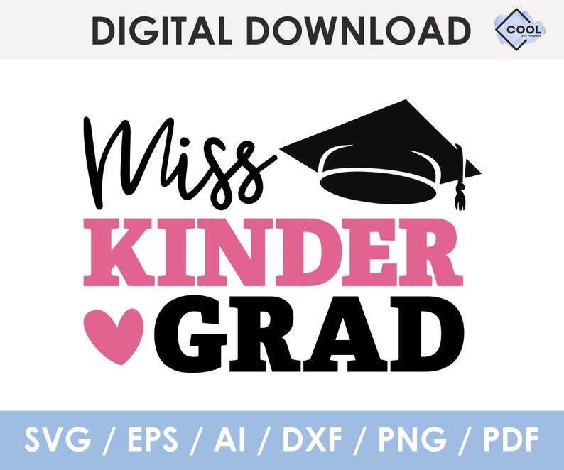 Kindergarten Graduation Svg Miss Kinder Grad Svg - Etsy Canada