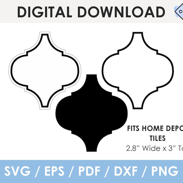 Arabesque Tile Svg - Etsy