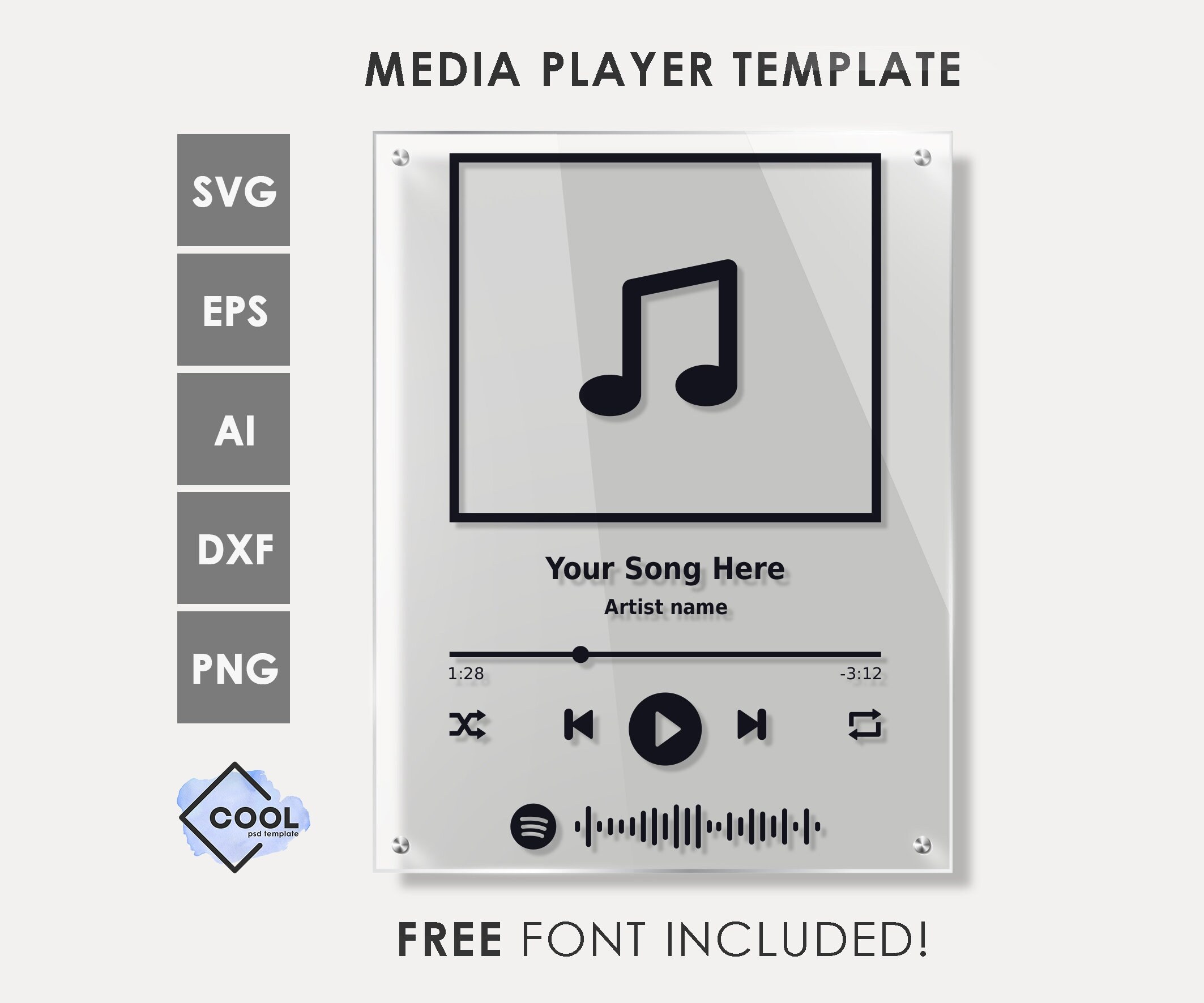 Spotify SVG glass song art svg audio album cover spotify | Etsy Spotify SVG glass song art svg audio album cover spotify | Etsy