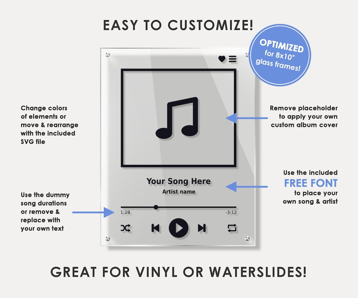 Audio Control Buttons Svg Music Player Svg Play Button Svg - Etsy Canada