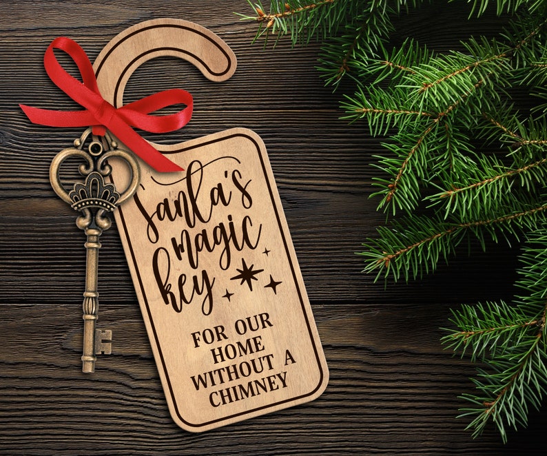 3 Santa's Magic Key Svg BUNDLE, Laser Cut File, Glowforge, Cricut ...