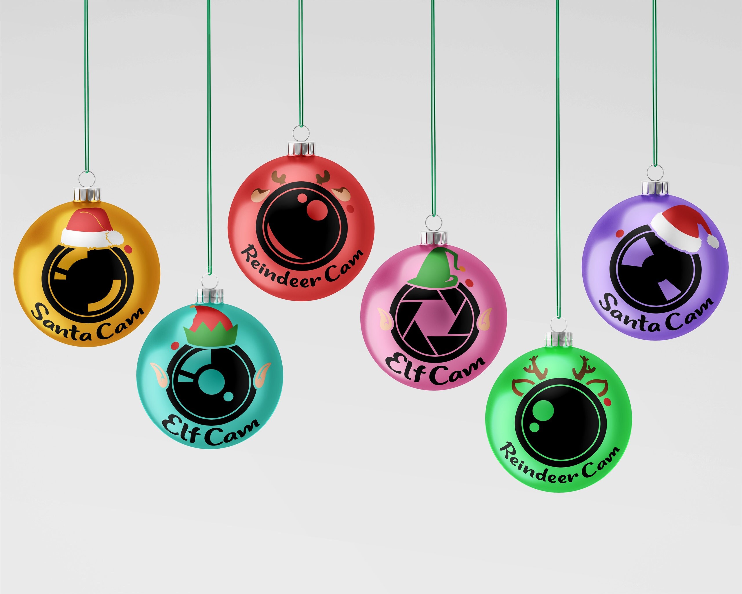 Santa Cam SVG, Elf Watch Svg, Christmas Decoration Ornament Svg, Santa ...