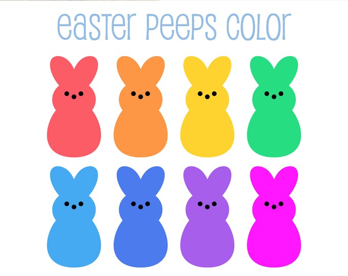 Easter Bunny Peeps Svg, BUNDLE, Marshmallow Peep Shirt, Png, Easter ...