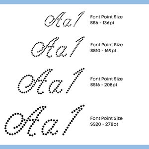 Rhinestone Letters Pattern, Full Alphabet, Cursive Wedding Font, 10ss ...
