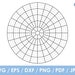 Polar Circle Graph Paper Template, Circular Graph Paper, Radial Graph ...