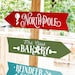 Farmhouse Christmas Directional Sign BUNDLE, Svg, Dxf, Cdr, Png, Cricut ...