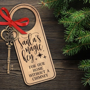3 Santa's Magic Key Svg BUNDLE, Laser Cut File, Glowforge, Cricut ...