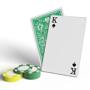 Editable Playing Cards Template With Blank Middle, Svg, Png, Cricut ...