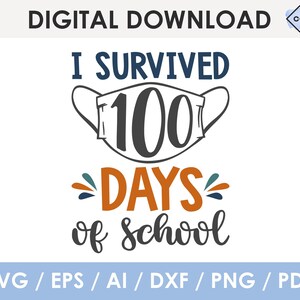 100 Days of Virtual School, Svg Bundle, 2023, 100 Days of School Svg ...