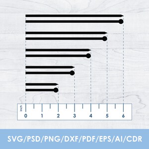 Stir Stick & Cake Topper Template: SVG Cut Files Bundle (digital ...