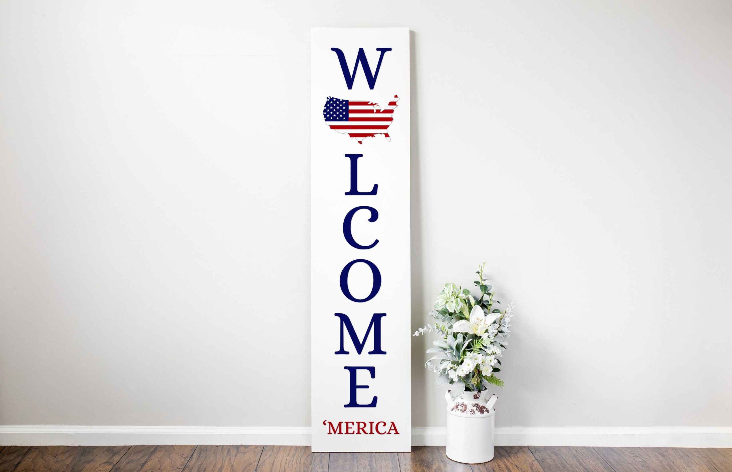 Welcome Svg Porch Sign Svg 'merica Svg Farmhouse Svg - Etsy