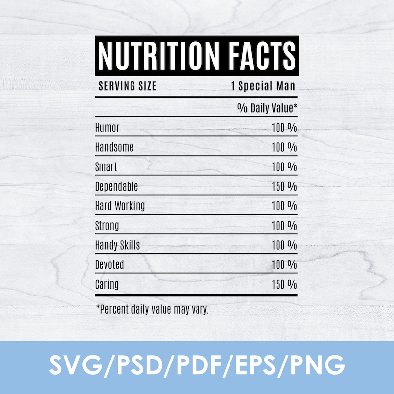 Blank Nutrition Label - Etsy
