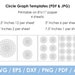 Circle Graph Template, Bead Graph Paper, Beading Pattern, Pdf, Svg, Png ...
