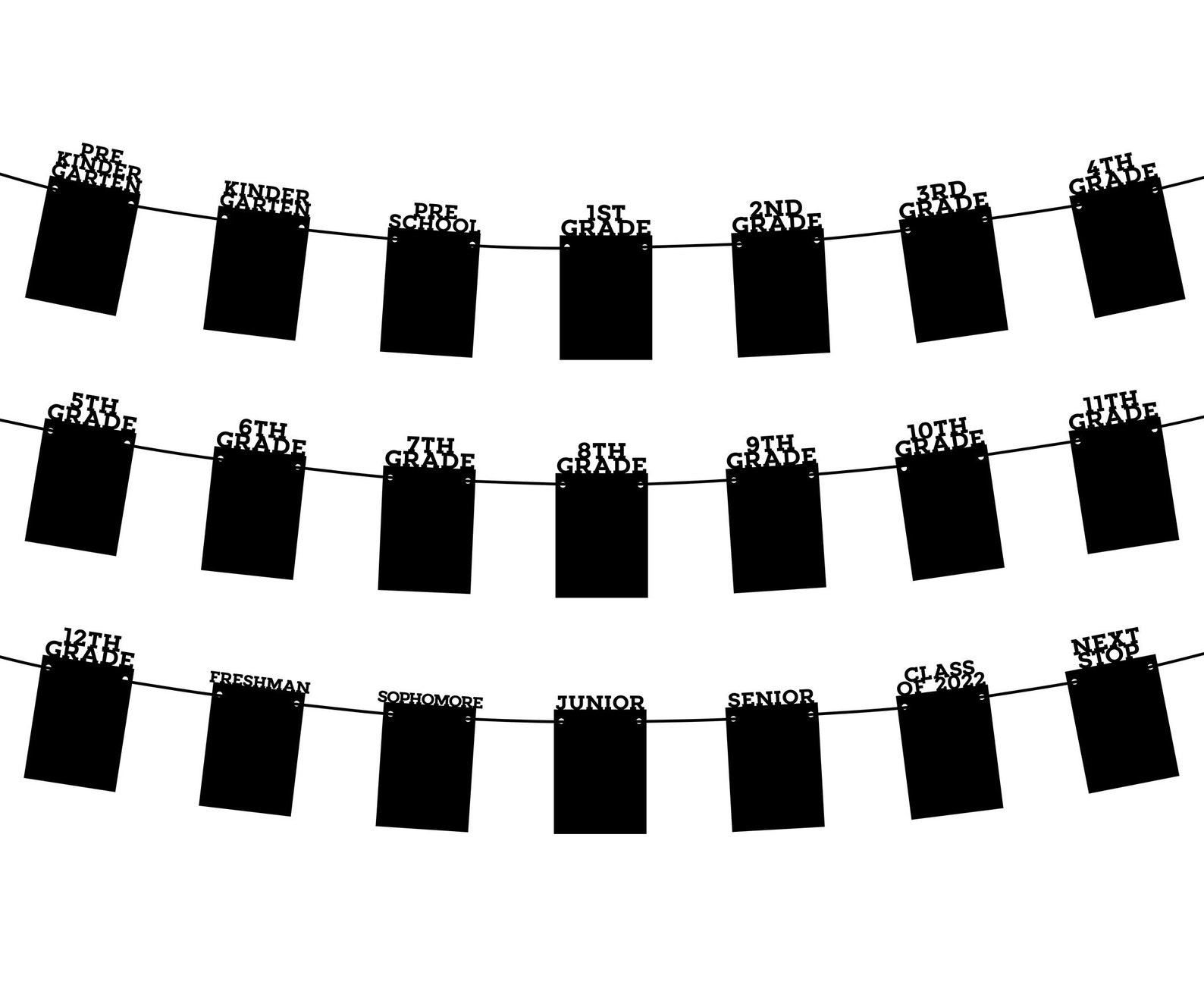 Graduation Banner Svg Bunting Banner Svg Graduate Photo - Etsy