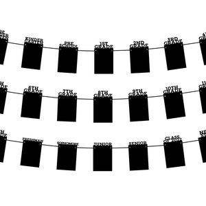 Graduation Banner Svg Bunting Banner Svg Graduate Photo - Etsy