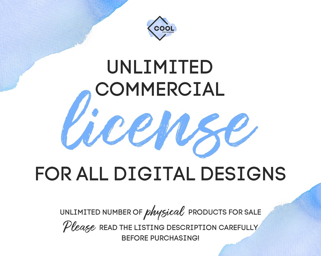 Commercial Use Extended License, All SVG Files Use, No Credit ...