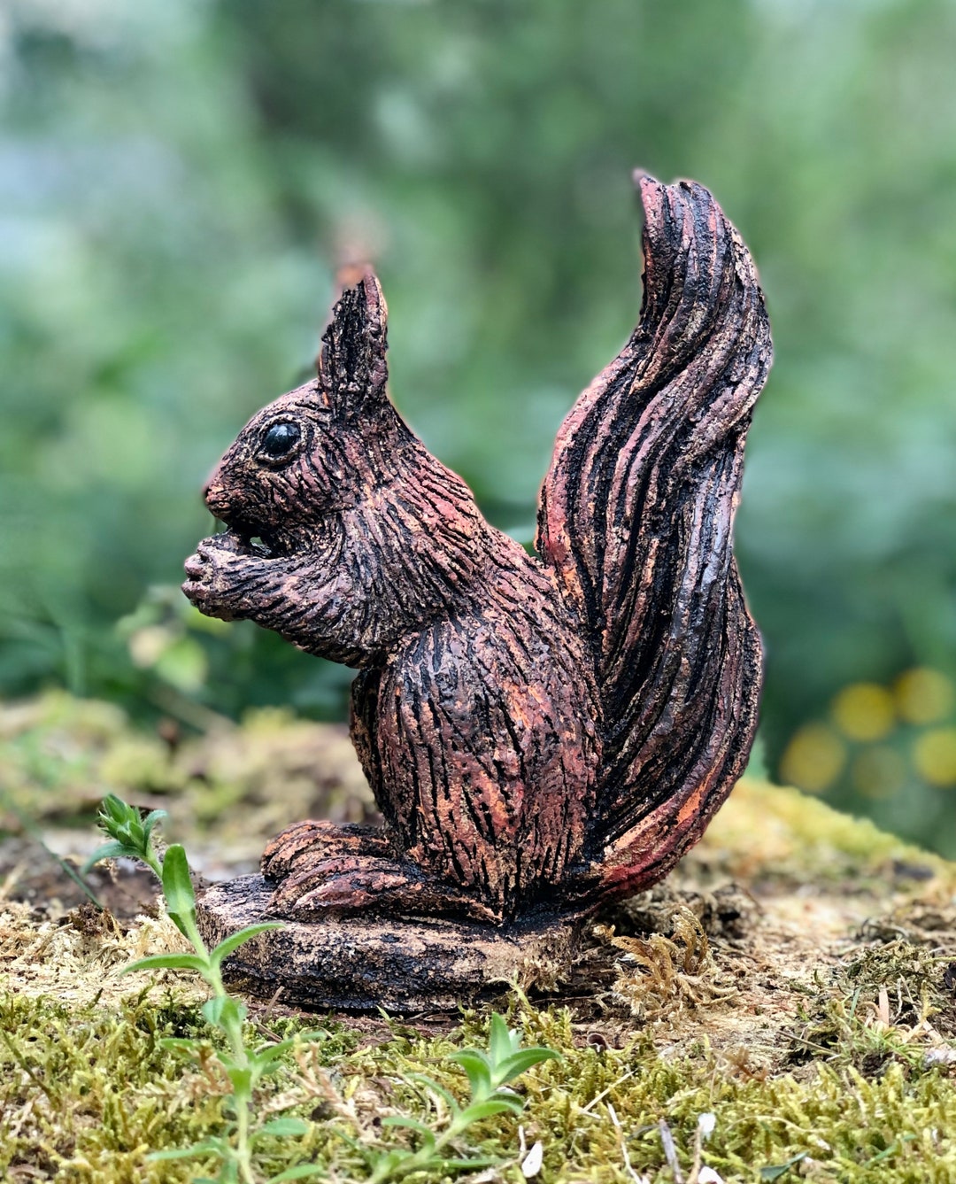 Squirrel Sculpture in Ceramic by Paul Szeiler - Etsy