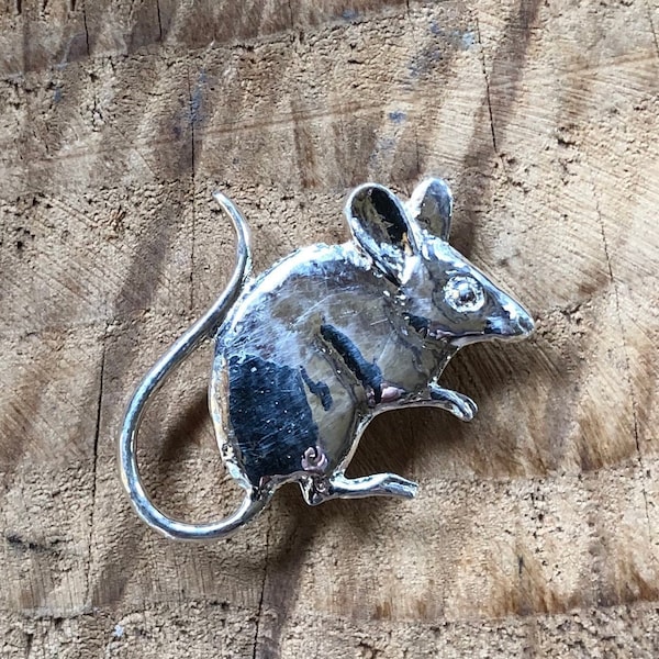 Pewter Mouse - Etsy
