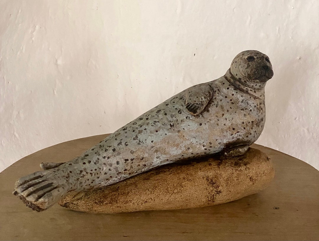 Seal Sculpture in Ceramic by Paul Szeiler - Etsy