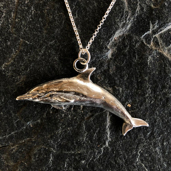 Dolphin Necklace - Etsy