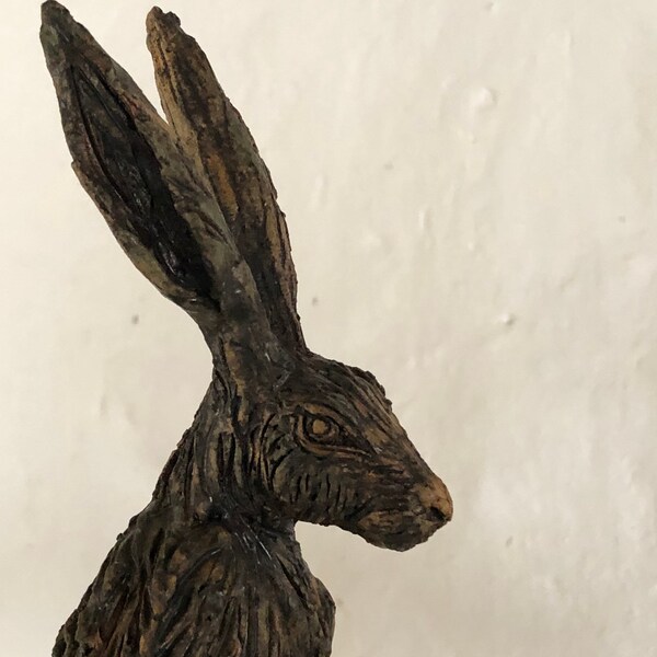 Hare Sculpture - Etsy