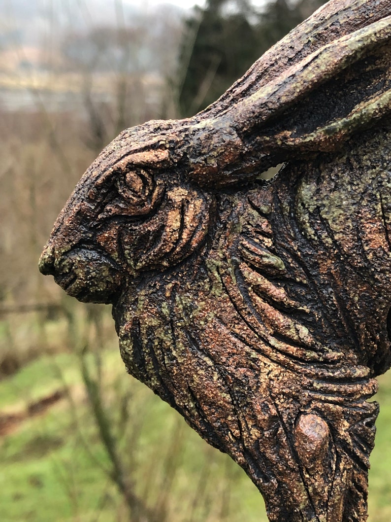 Hare Sculpture in Ceramic by Paul Szeiler - Etsy UK