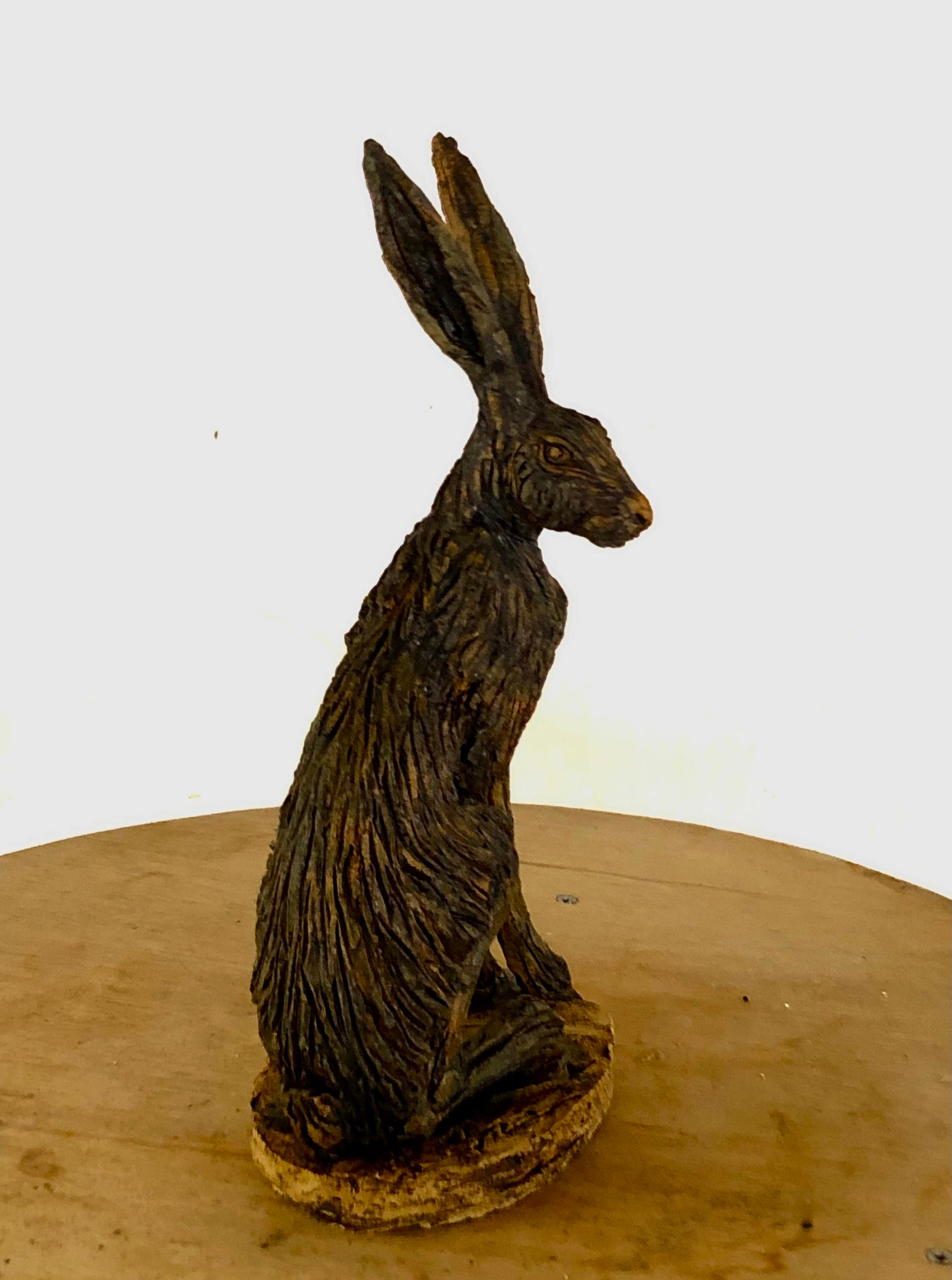 Hare Sculpture in Ceramic by Paul Szeiler. - Etsy
