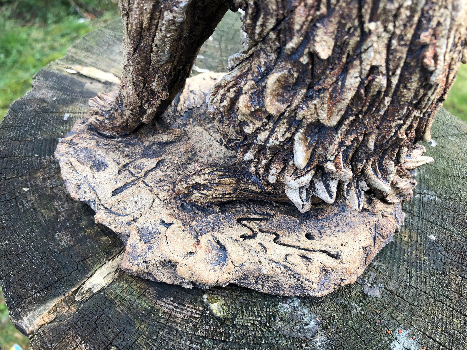 Wolf Sculpture in Ceramic Stoneware Hand Sculpted by Paul - Etsy