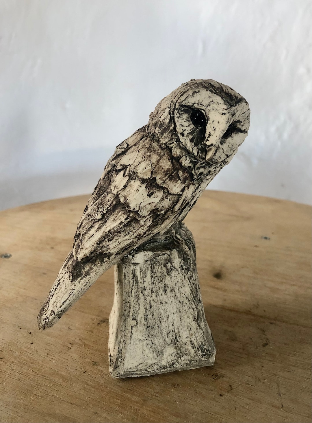 Owl Sculpture in Ceramic by Paul Szeiler - Etsy