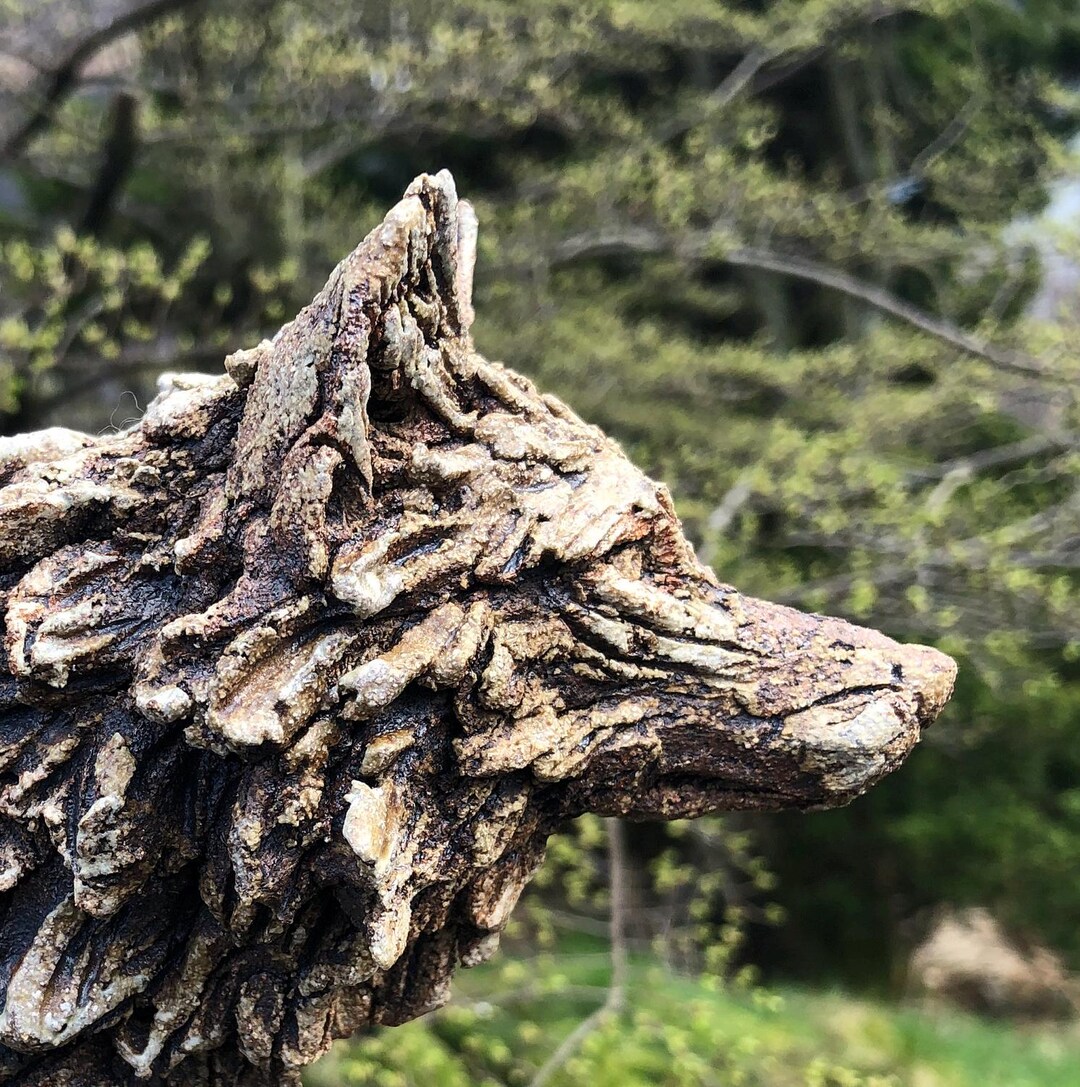 Wolf Sculpture in Ceramic Stoneware Hand Sculpted by Paul Szeiler - Etsy