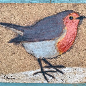 Robin Tile / Wall Plaque in Stoneware Ceramic - Etsy