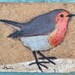 Robin Tile / Wall Plaque in Stoneware Ceramic - Etsy