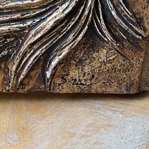 Wolf Plaque in Ceramic Stoneware - Etsy