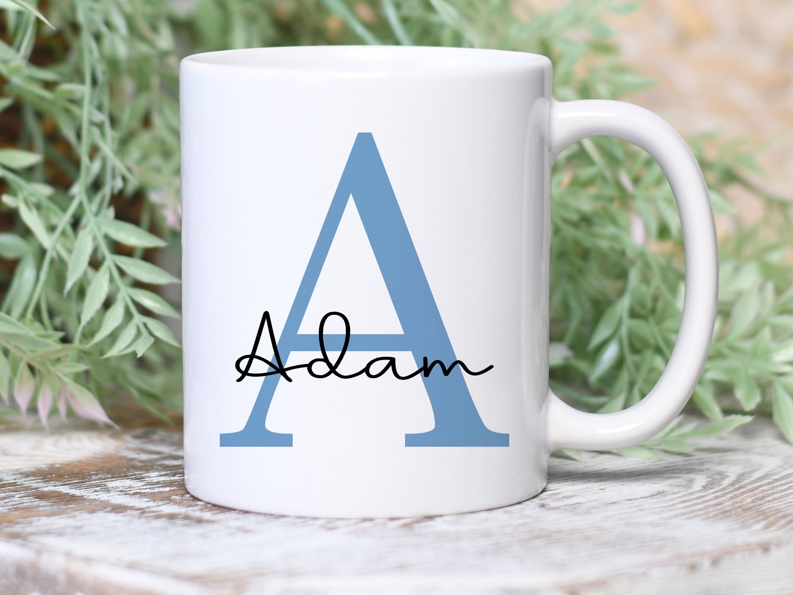 Personalised Letter Mug Initial Mug Personalised Mug Custom - Etsy UK