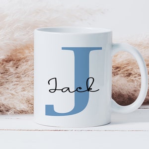 Personalised Letter Mug, Initial Mug, Personalised Mug, Custom Name Mug ...